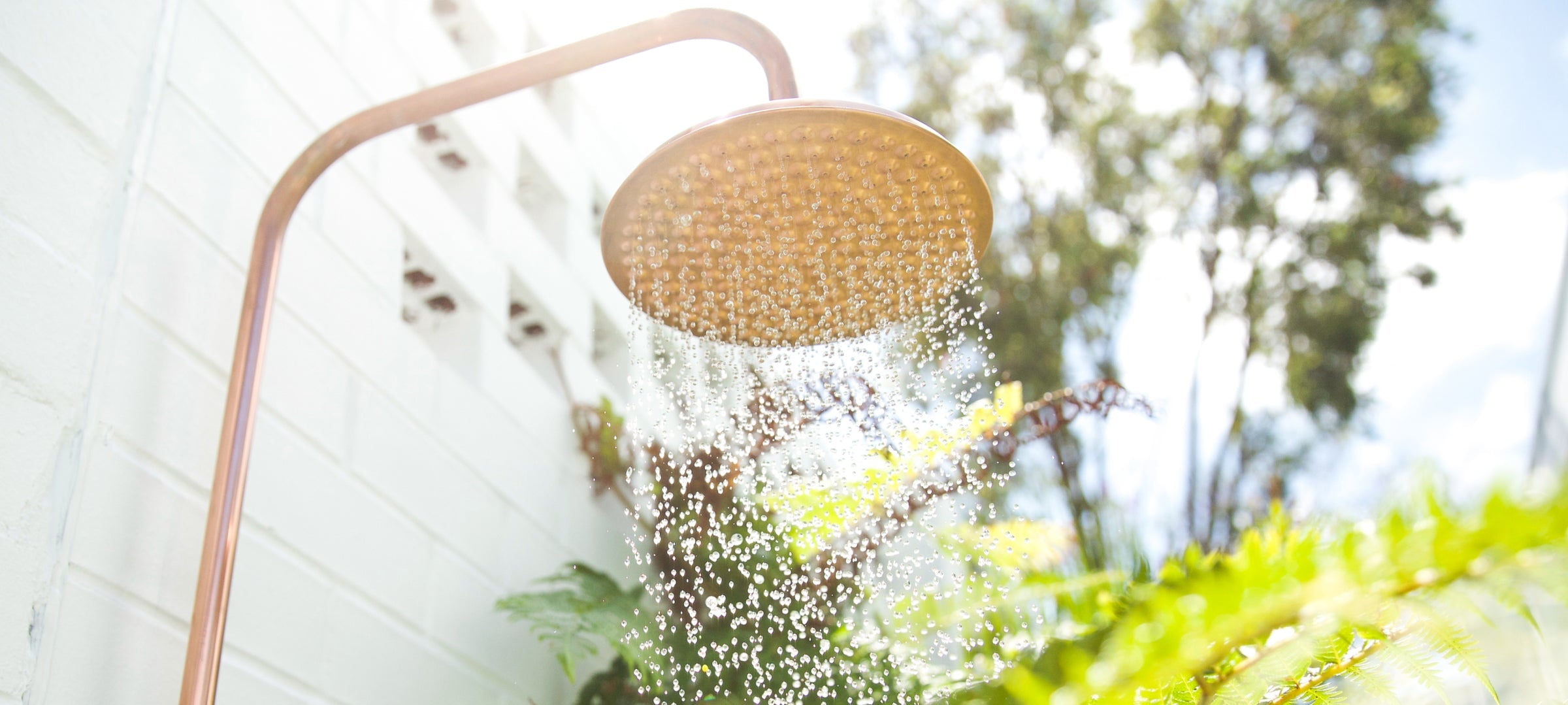 Outdoor showers shipped straight to your door – Coastal Copper Designs