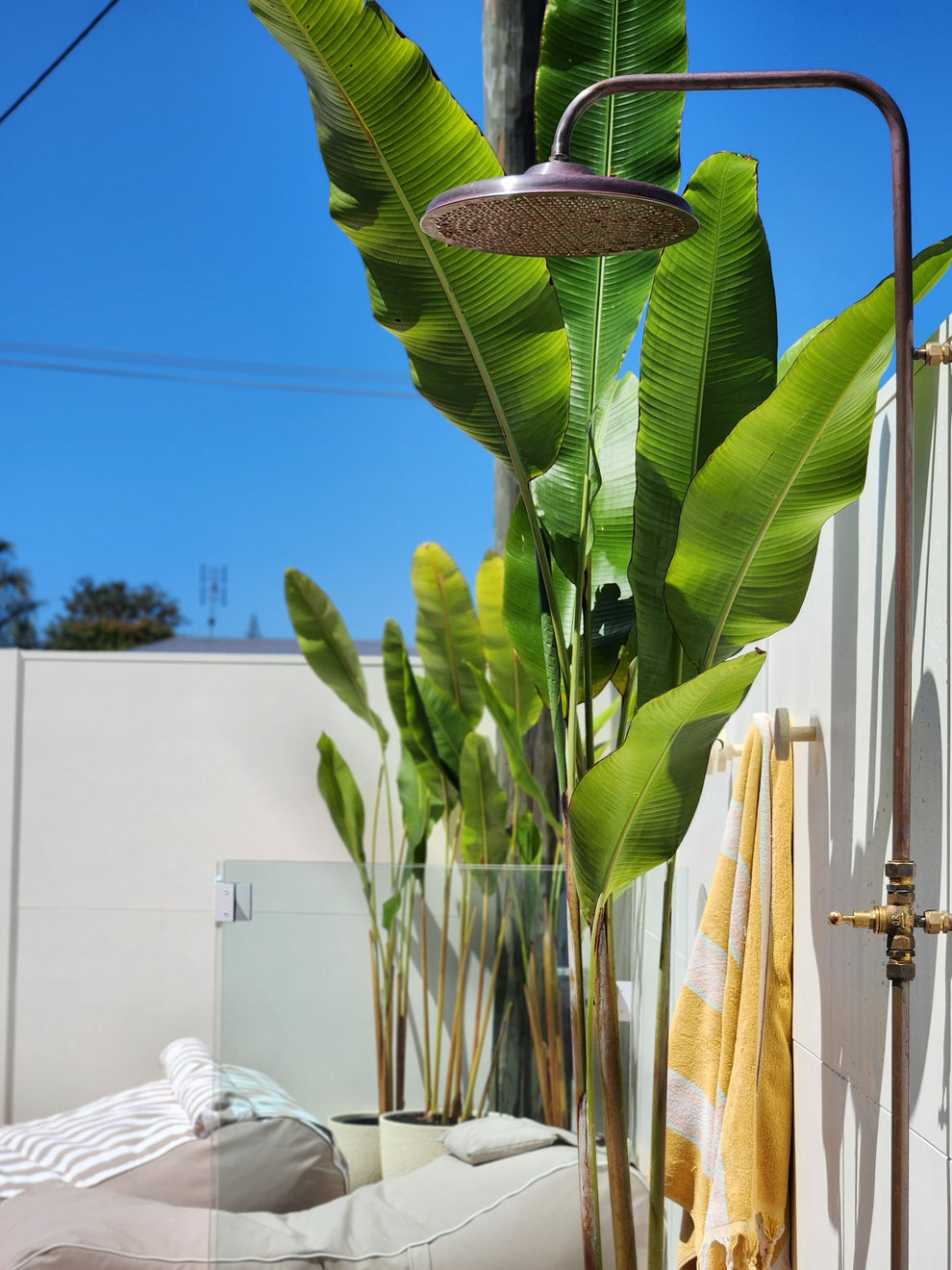 Copper Outdoor Showers - Australian made hand crafted shower kits ...