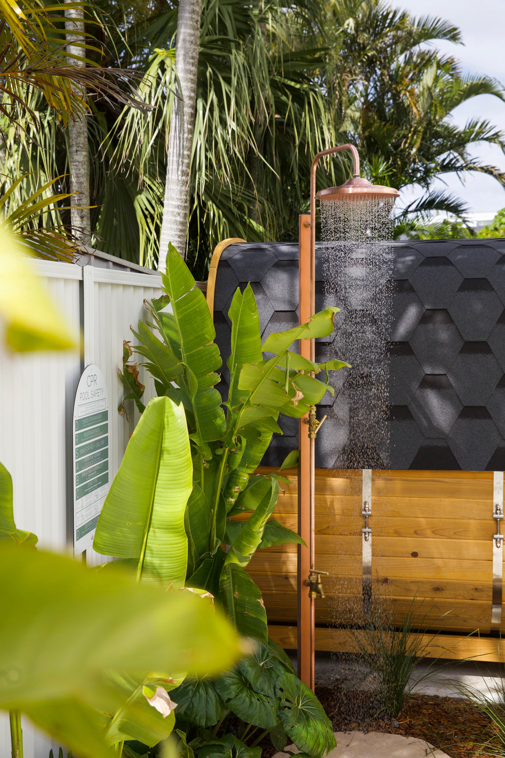 Copper Outdoor Showers - Australian made hand crafted shower kits ...