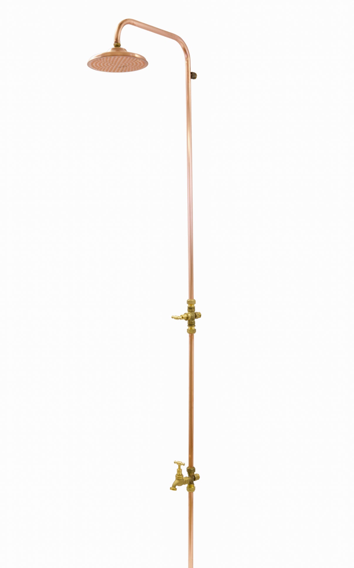 Copper Outdoor Showers - Australian made hand crafted shower kits ...