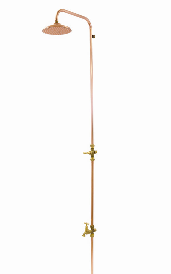 Luxury Outdoor Copper Showers - Durable & Custom Copper Shower Kits for ...